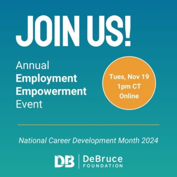 National Career Development Month - The DeBruce Foundation
